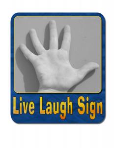 Live Laugh Sign | Kids Out and About Rochester