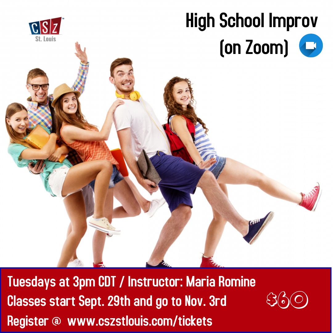 ComedySportz St Louis - High School Improv on Tuesdays at 3pm CDT (on ...