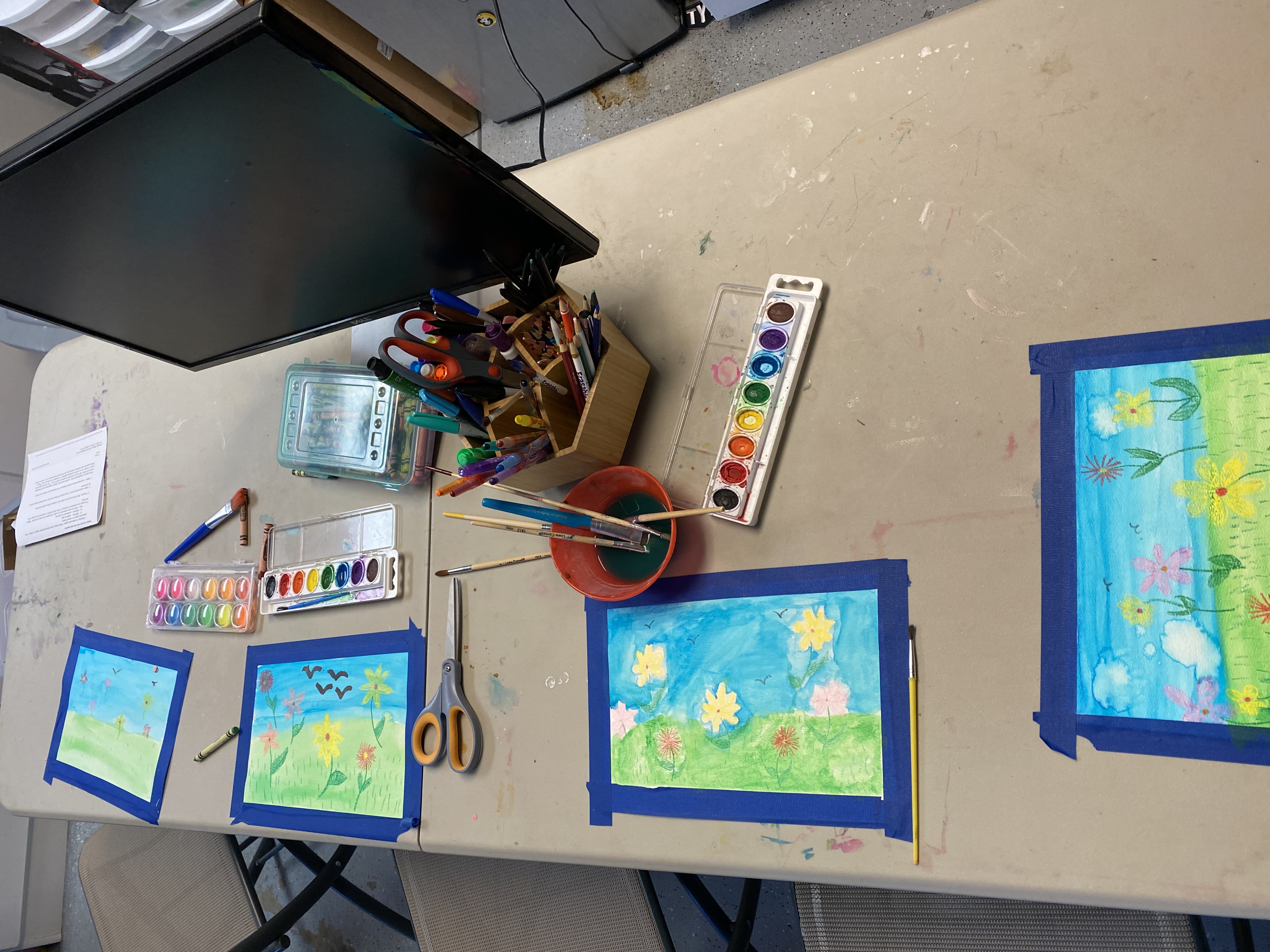 Free Art Class (via Zoom) - How to paint a landscape with watercolors ...