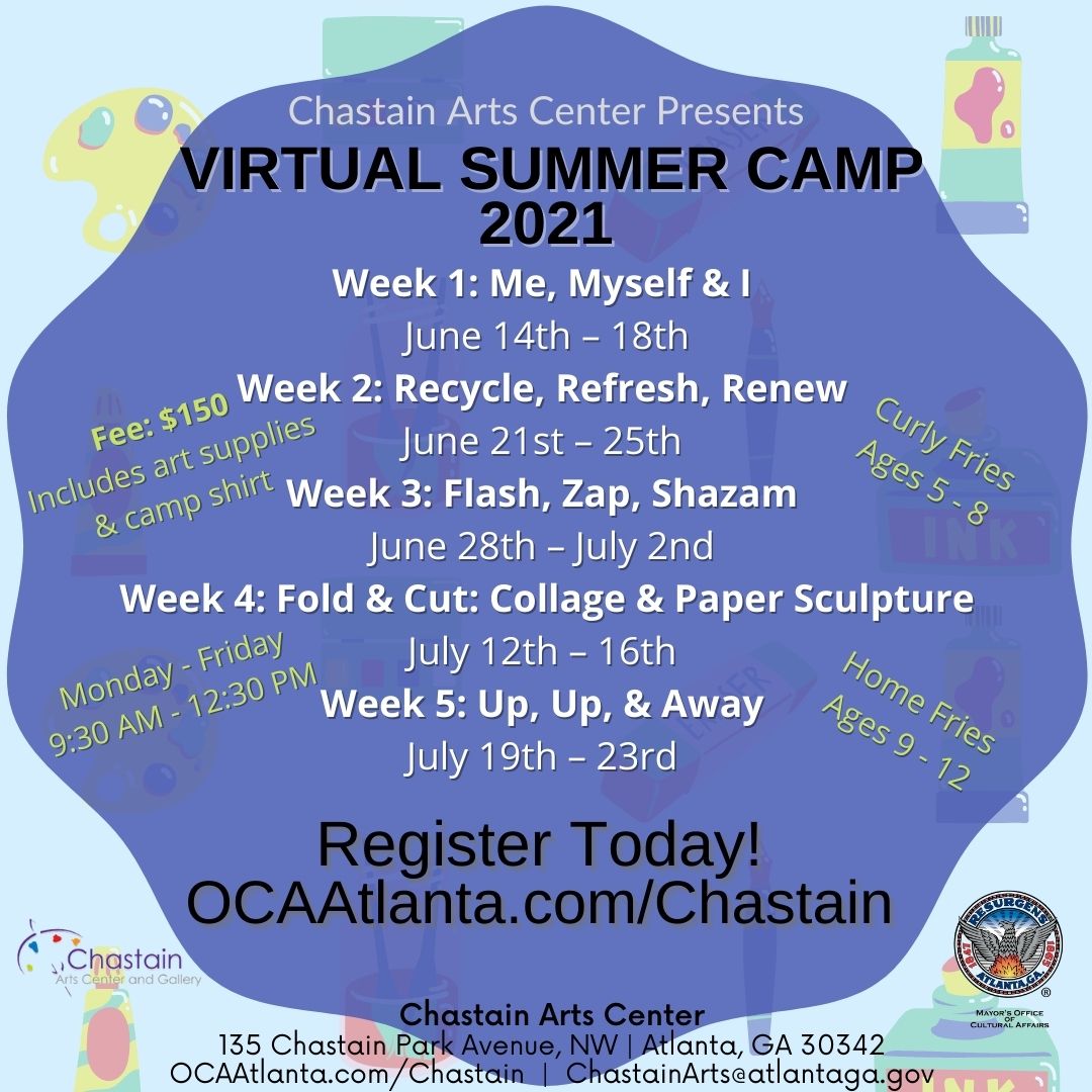 Chastain Virtual Art à la Carte Summer Camp | What’s happening in Hartford