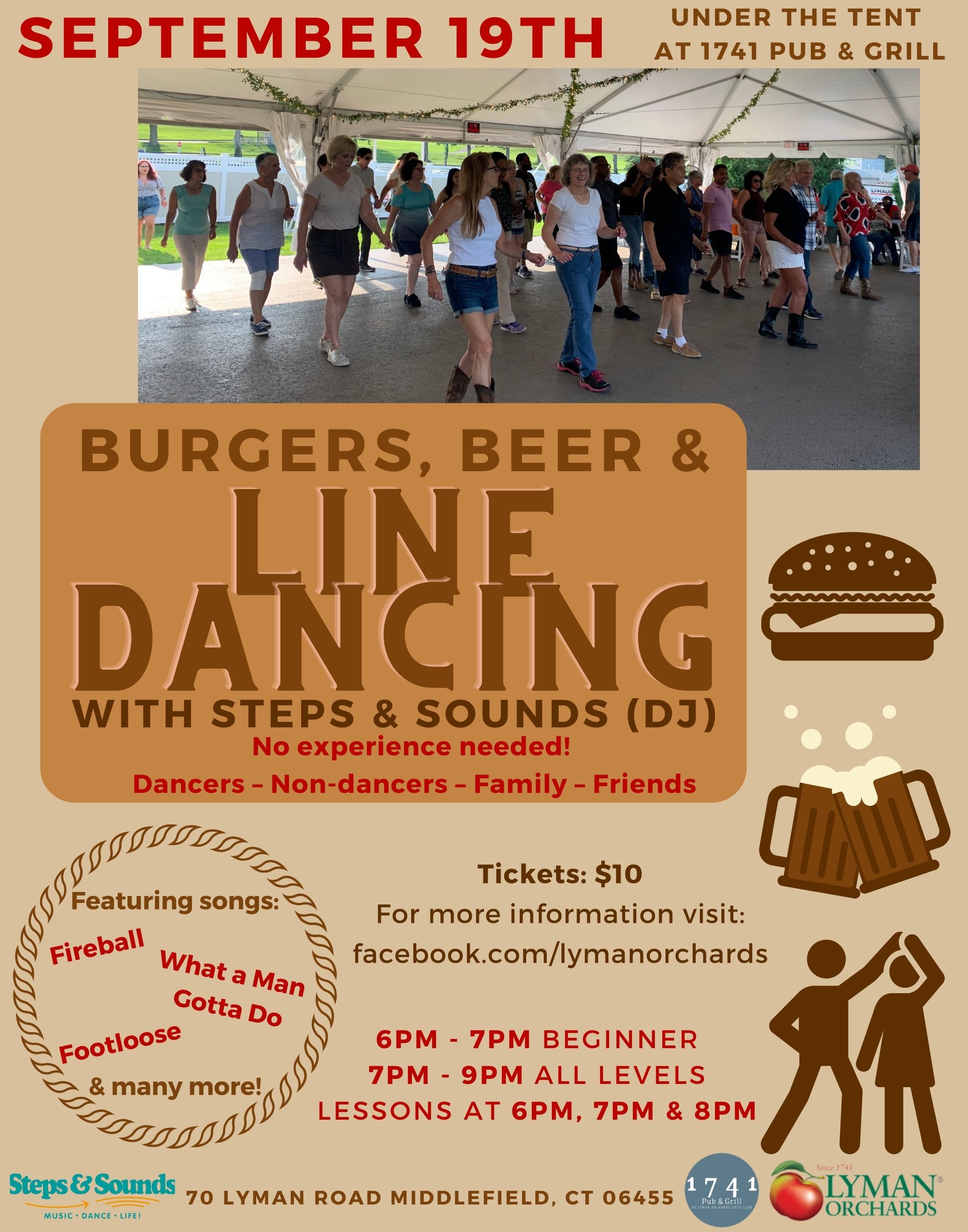 Burgers, Beer & Line Dancing @ 1741 Pub & Grill! | What’s happening in ...