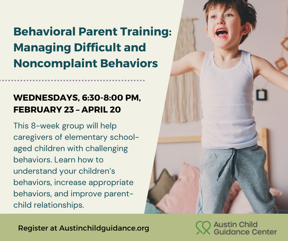 Behavioral Parent Training: Managing Difficult and Noncompliant ...