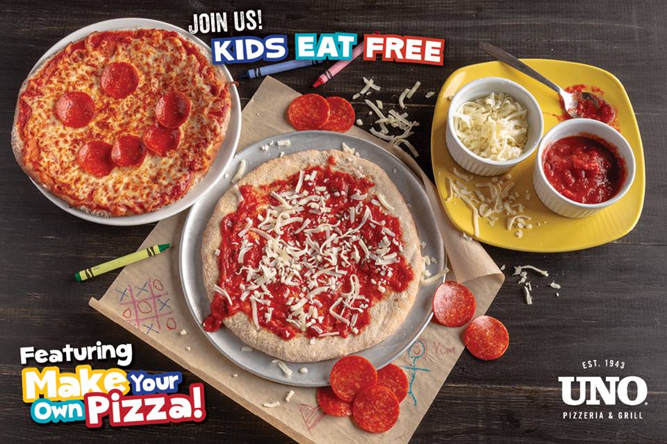 Kids Eat Free Tuesdays for UNO Extras Members | Kids Out and About ...