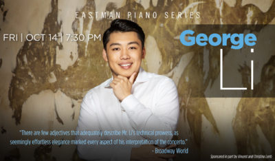 Eastman Presents: Eastman Piano Series, George Li | Kids Out and About ...