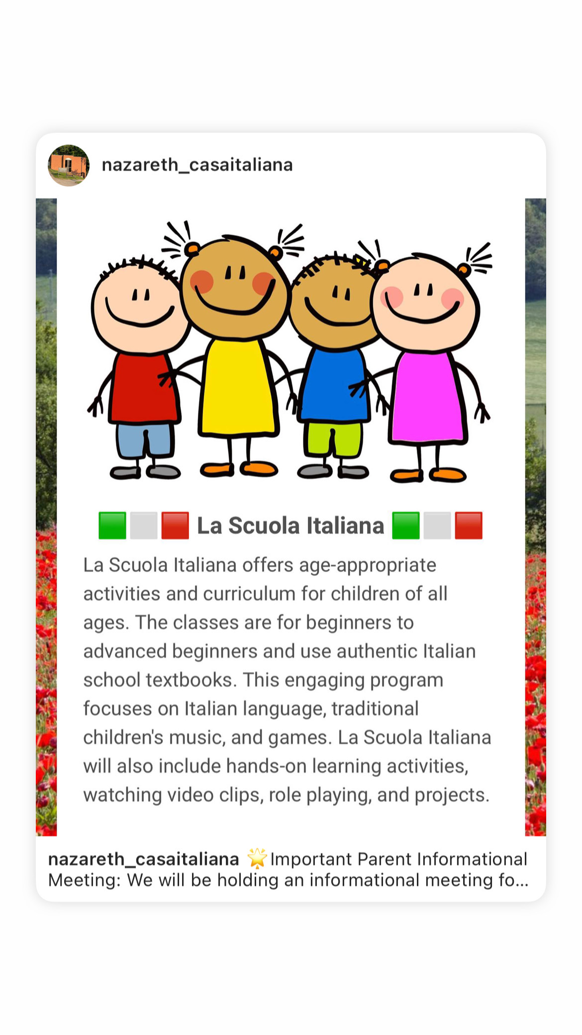 La Scuola Italiana - Italian Classes for Children | Kids Out and About ...