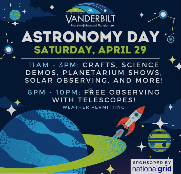 Astronomy Day 2023 - At Vanderbilt Museum - New York | Kids Out and ...