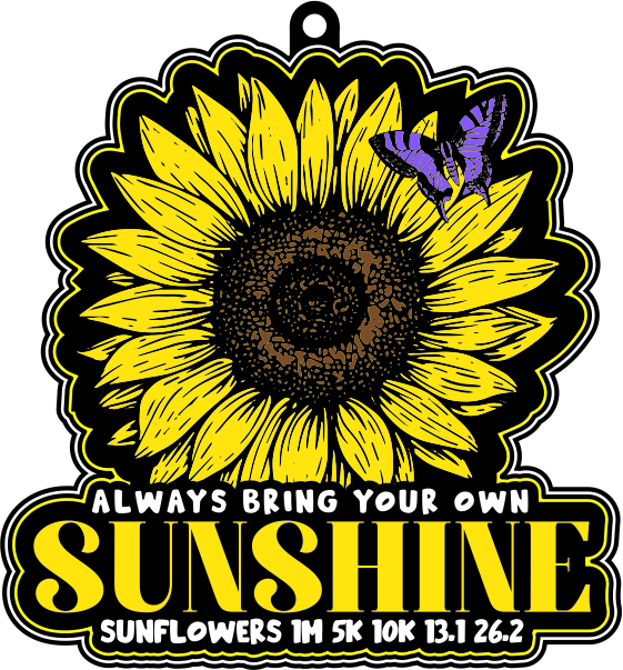 SUNFLOWER 1M, 5K, 10K, 13.1, 26.2 – Benefitting Sunshine Kids | What’s ...