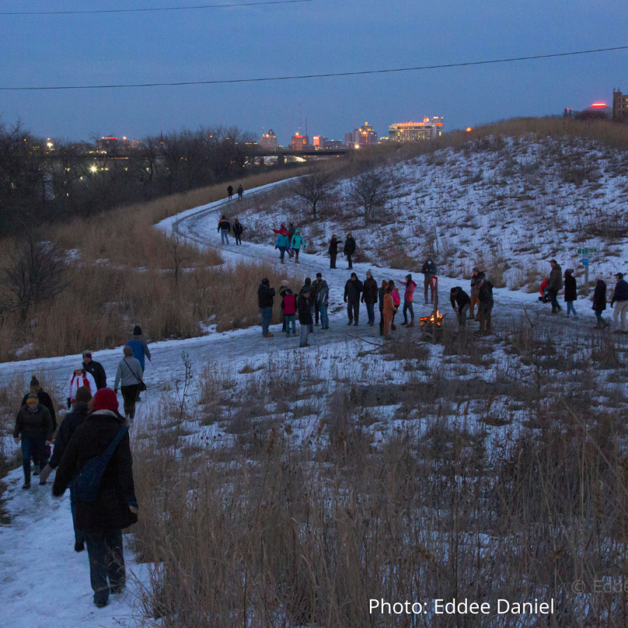 Urban Candlelight Hike at Hank Aaron State Trail | Kids Out and About ...